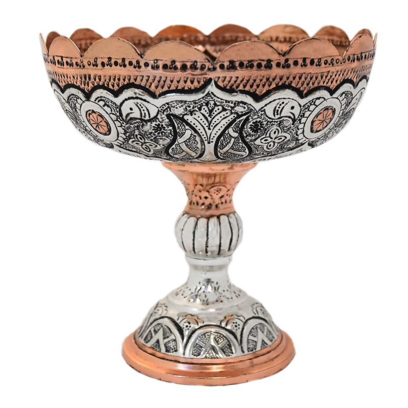 Persian Hand Engraved Traditional Copper Candy Dish, Eden Design - Shop ...