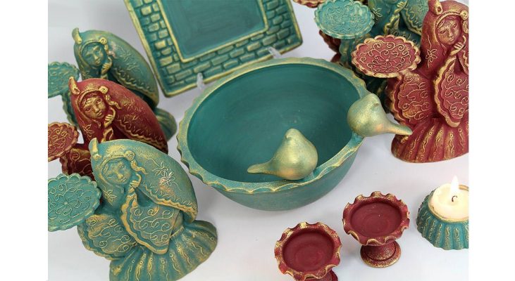 Haft-sin Decoration Set, Pottery Design - Shop Iran Art