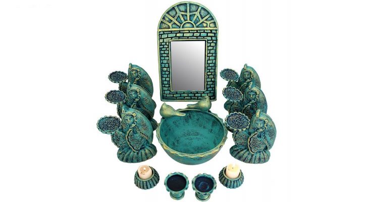 Haft-sin Decoration Set, Pottery Design - Shop Iran Art