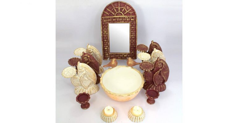 Haft-sin Decoration Set, Pottery Design - Shop Iran Art