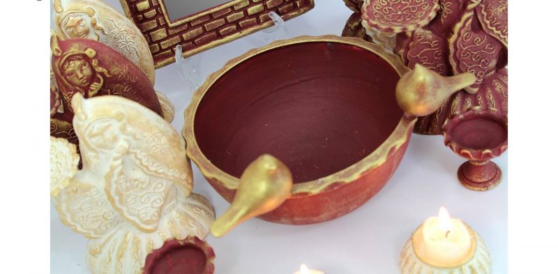 Haft-sin Decoration Set, Pottery Design - Shop Iran Art