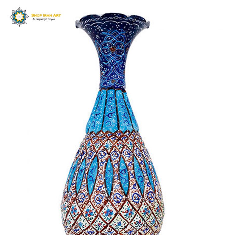 Minakari Flower Pot, Enero Design - Shop Iran Art