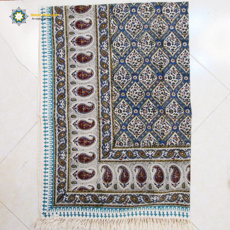 Persian Tapestry (Ghalamkar) Tablecloth, Señora Design - Shop Iran Art