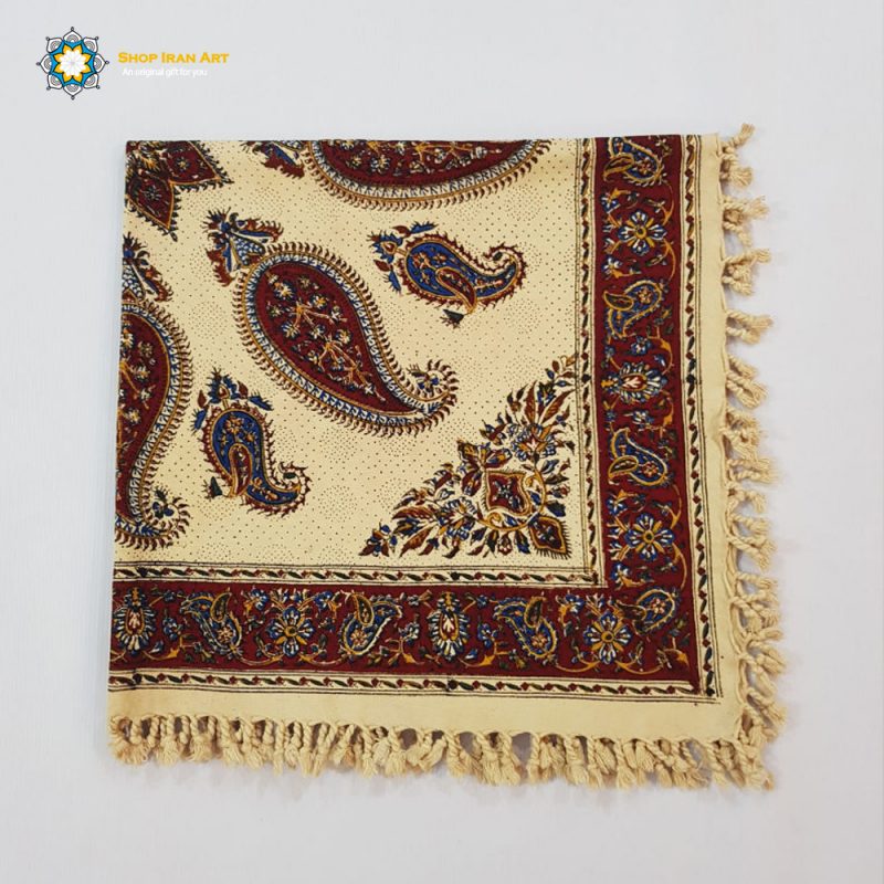 Persian Tapestry (Ghalamkar) Tablecloth, East Design - Shop Iran Art