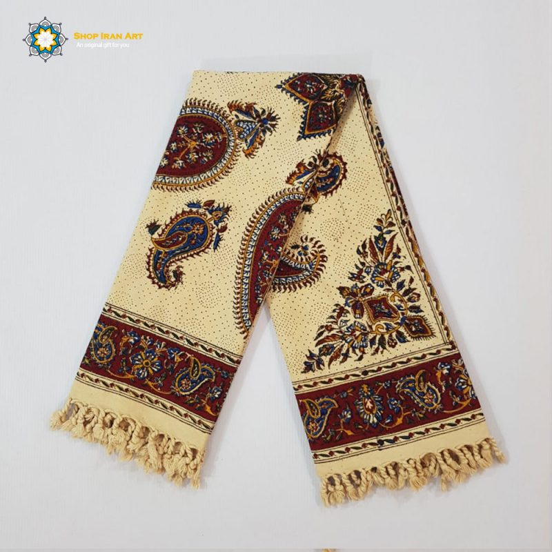 Persian Tapestry (Ghalamkar) Tablecloth, East Design - Shop Iran Art