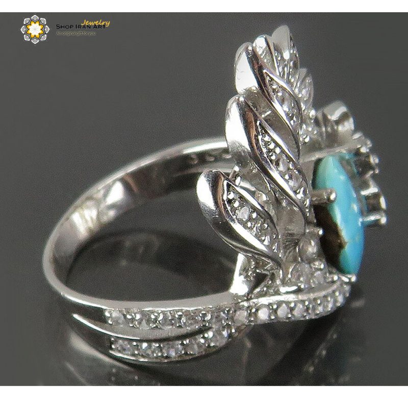 Silver Ring, Eden Rose Design - Shop Iran Art