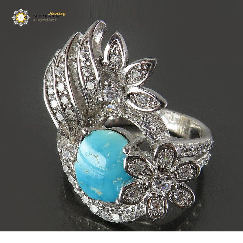 Silver Ring, Eden Rose Design - Shop Iran Art