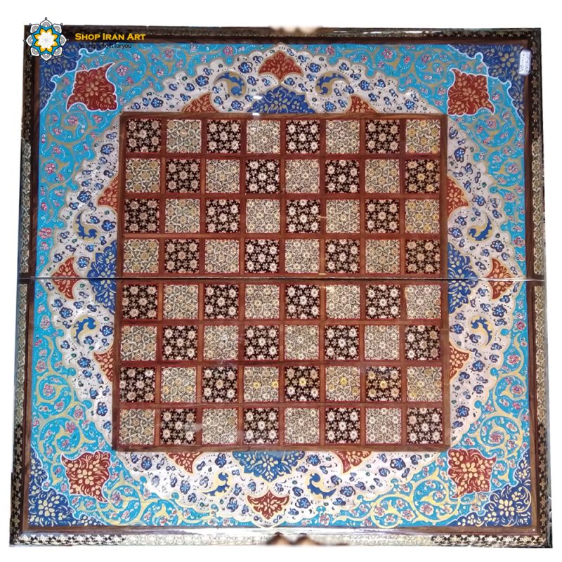Persian Marquetry Khatam Kari Chess & Backgammon Board, Fresh Design ...