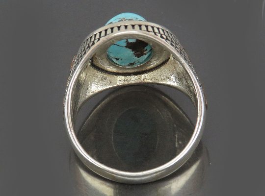 Silver Turquoise Ring, Valor Design - Shop Iran Art