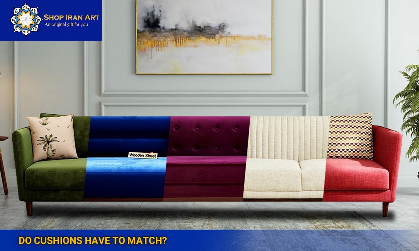 Cushion Cover Color Combinations - Shop Iran Art